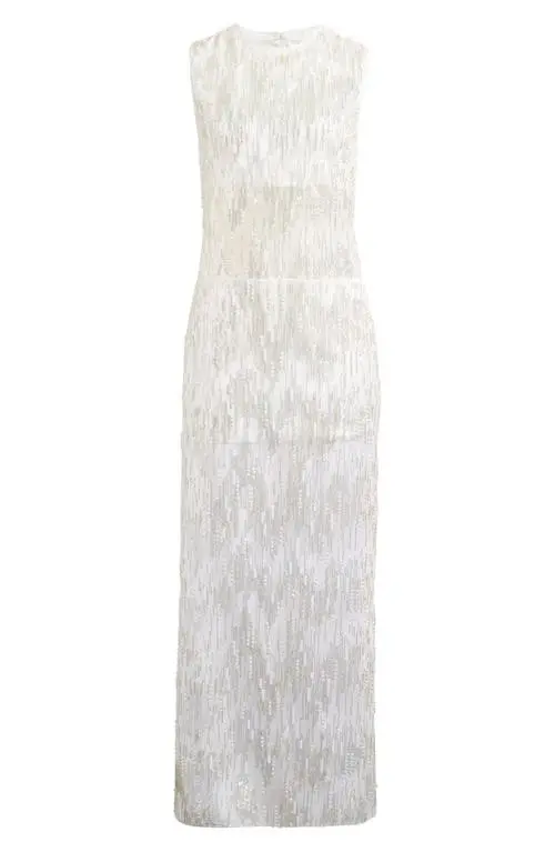 Shona Joy Viva Sequin Detail Sleeveless Maxi Gown