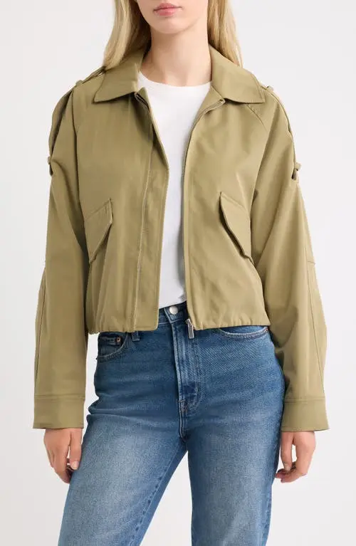 24COLOURS New Retro Utility Jacket - Olive
