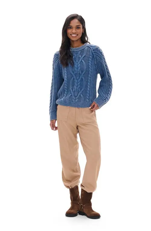 HATLEY Sami Cable Knit Sweater