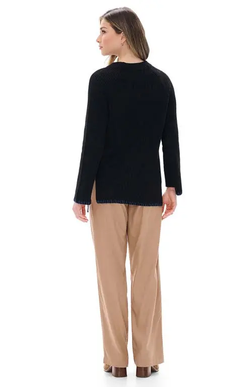 HATLEY Side Zip Raglan Sweater