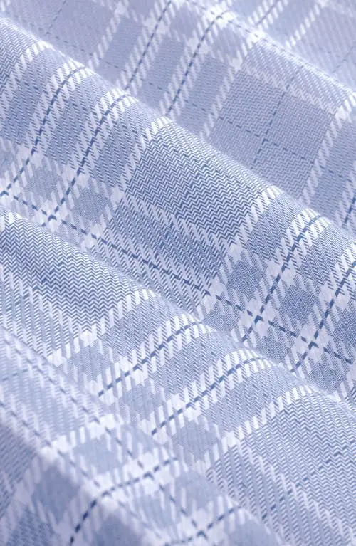 Bugatchi Karl Shaped Plaid Cotton Shirt