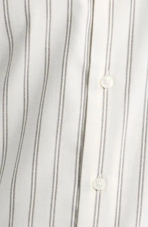BOSS Emero Striped Long Sleeve Button-up Shirt - Natural