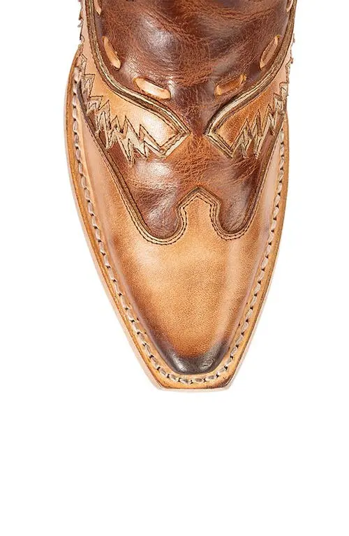 FREEBIRD Wayne Leather Western Boot - Cognac Multi
