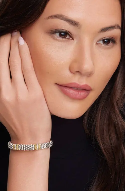 Lagos Lux 18k Gold Diamond Station Bracelet