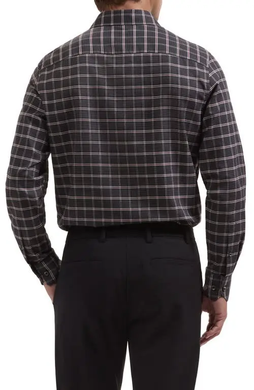 Bugatchi Julian Plaid Cotton And Cashmere Shirt