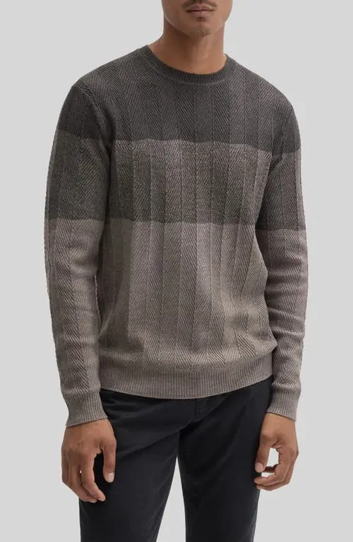 Robert Barakett Chevron Wool Blend Sweater - Espresso