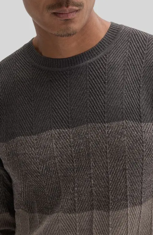 Robert Barakett Chevron Wool Blend Sweater - Espresso