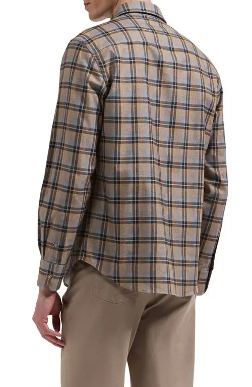 Bugatchi Julian Plaid Cotton Button Up Shirt