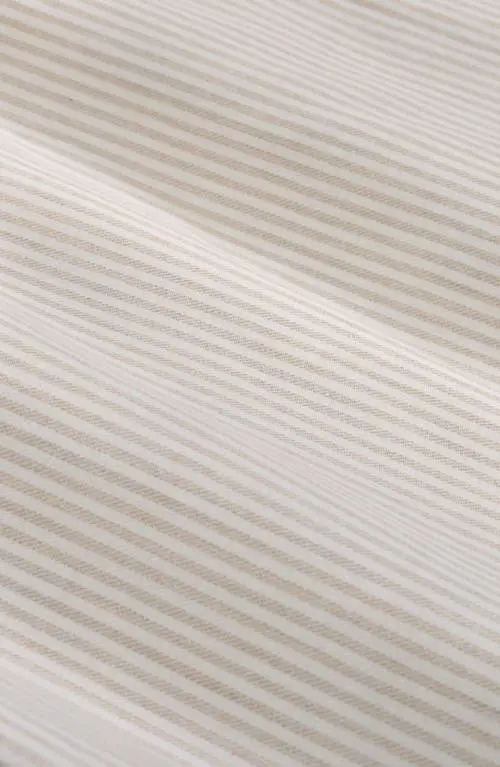 Bugatchi Axel Shaped Fit Striped Cotton Shirt