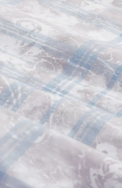 Bugatchi Julian Shaped Plaid Floral Button Up Shirt