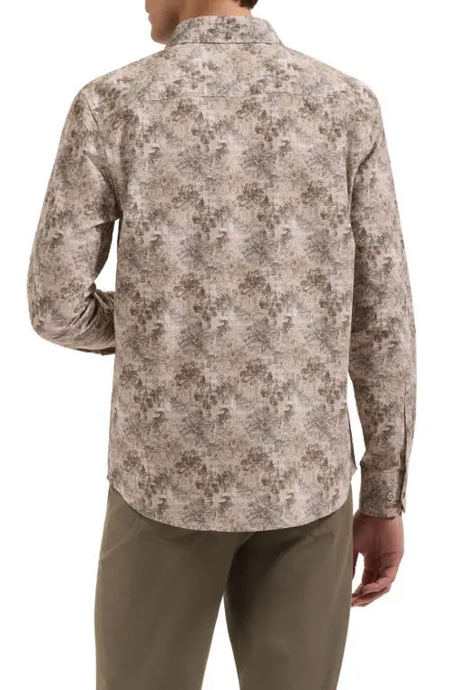 Bugatchi Julian Floral Long Sleeved Button Down Shirt
