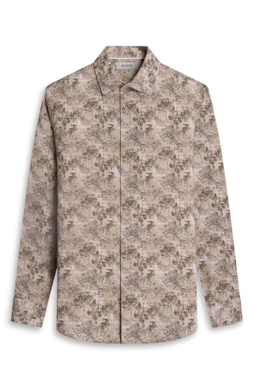 Bugatchi Julian Floral Long Sleeved Button Down Shirt