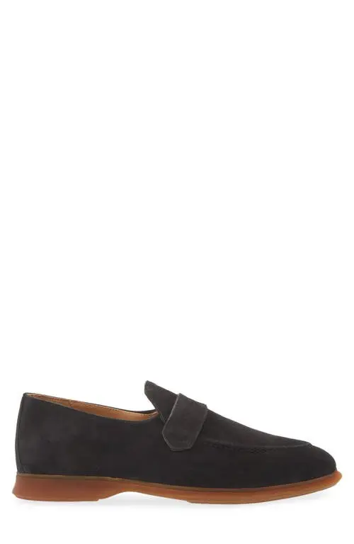 John Varvatos Thompson Keeper Penny Loafer - Dk Charcoal