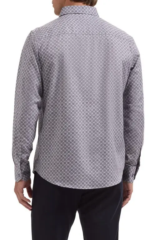 Bugatchi Alvin Shaped Fit Long Sleeve Shirt