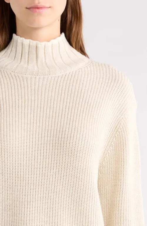 Vince Camuto Mixed Stitch Turtleneck Sweater