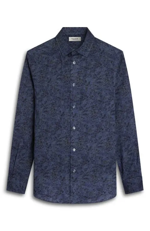 Bugatchi Julian Shaped Fit Long Sleeve Cotton Shirt