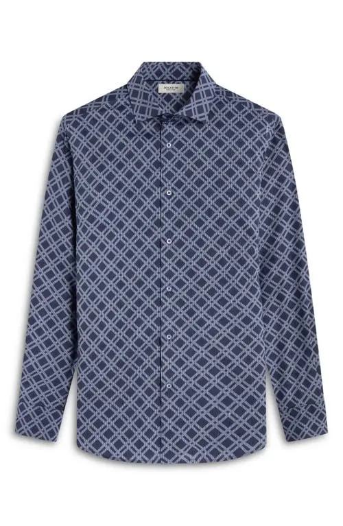 Bugatchi Axel Geometric Long Sleeve Shirt
