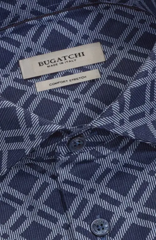 Bugatchi Axel Geometric Long Sleeve Shirt