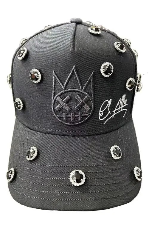 CULT OF INDIVIDUALITY Crystal Embellished Baseball Cap - Black