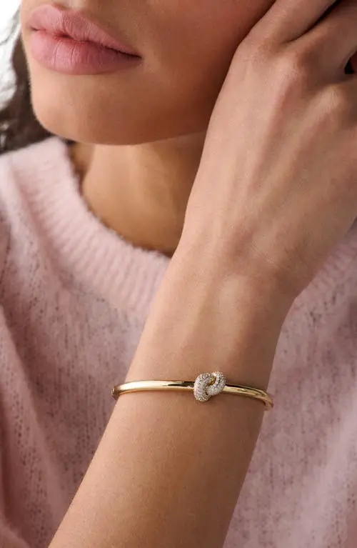 Kate Spade New York Pavé Knot Hinge Bangle