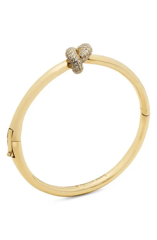 Kate Spade New York Pavé Knot Hinge Bangle
