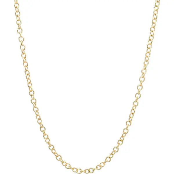 Sara Weinstock Gold Rollo Chain Necklace - Yellow