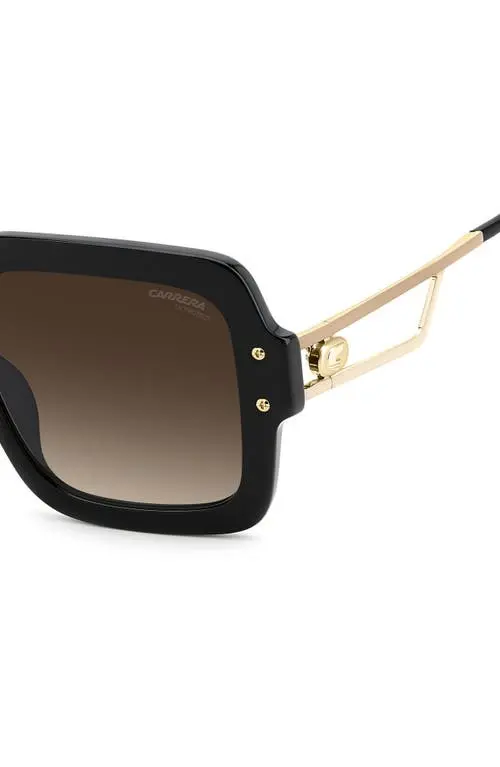Carrera Eyewear 3104/s 55mm Gradient Square Sunglasses