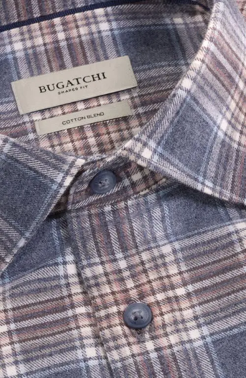 Bugatchi Axel Shaped Fit Plaid Button-up Shirt