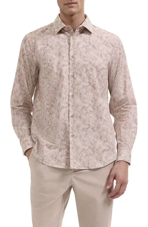 Bugatchi Julian Shaped Fit Paisley Button-up Shirt