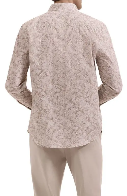 Bugatchi Julian Shaped Fit Paisley Button-up Shirt