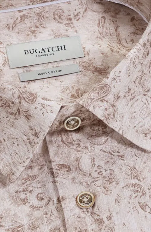 Bugatchi Julian Shaped Fit Paisley Button-up Shirt