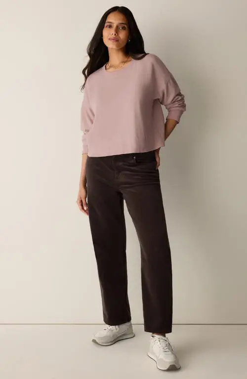 Eileen Fisher Crop Organic Cotton Sweatshirt