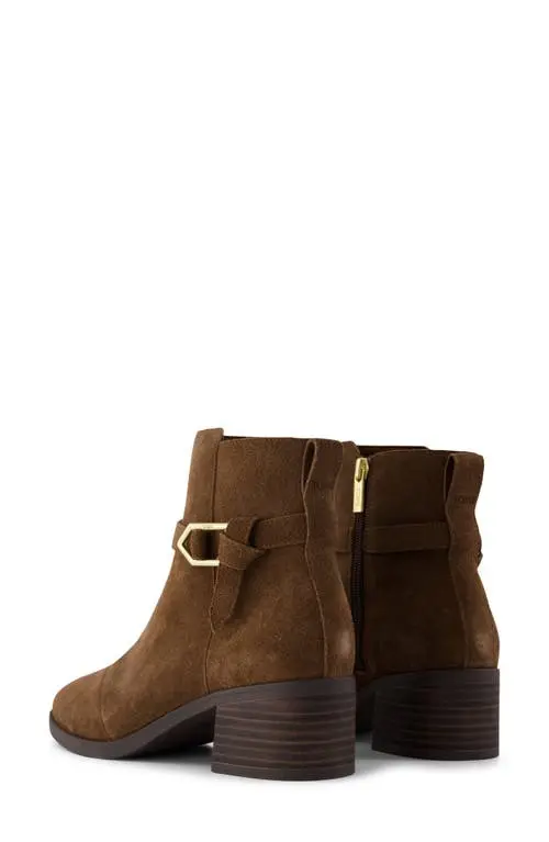 Toms Suede Ankle Bootie - Dark Brown