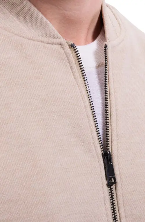 Bugatchi Full Zip Knit Bomber Jacket