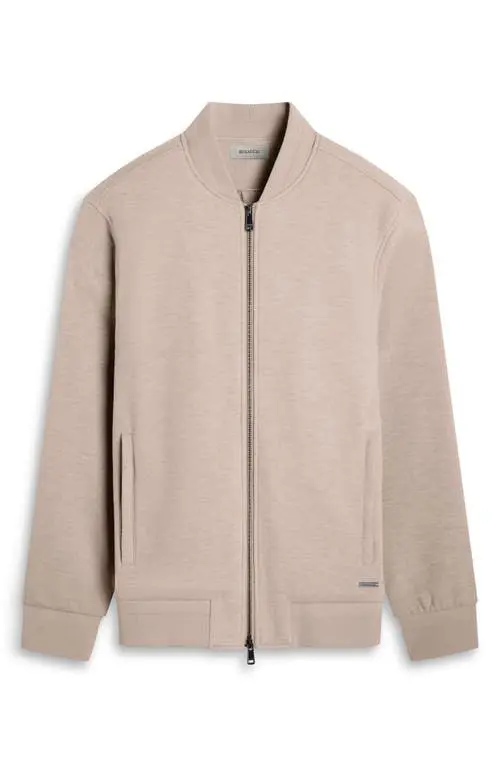 Bugatchi Full Zip Knit Bomber Jacket