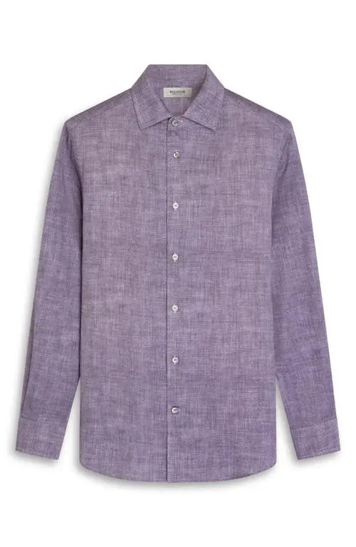 Bugatchi Alvin Shaped Fit Long Sleeve Cotton Shirt