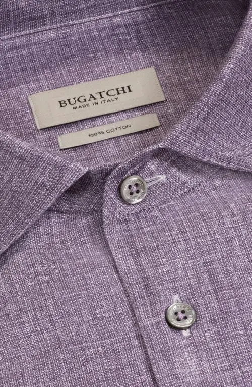 Bugatchi Alvin Shaped Fit Long Sleeve Cotton Shirt