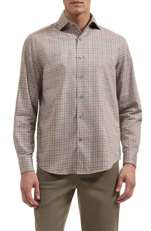 Bugatchi Alvin Cotton Button-up Shirt - Olive