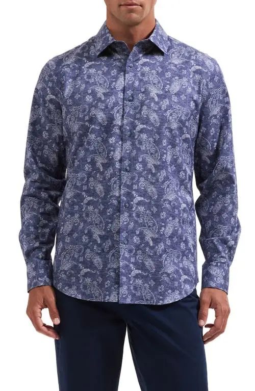 Bugatchi Axel Shaped Fit Button-up Shirt