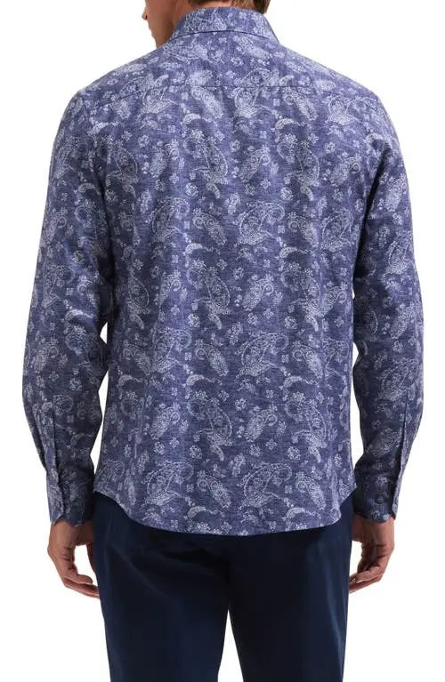 Bugatchi Axel Shaped Fit Button-up Shirt