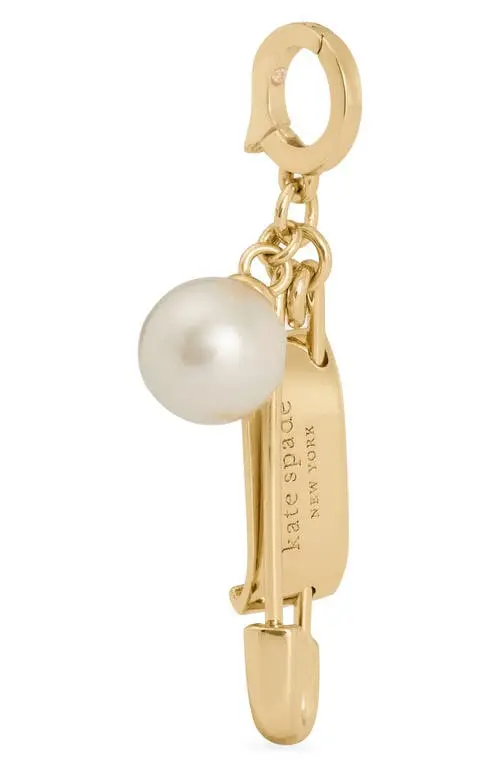 Kate Spade New York Sam Imitation Pearl Tag Charm