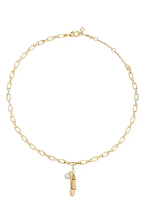 Kate Spade New York Sam Imitation Pearl Tag Charm