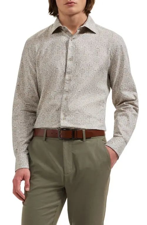Bugatchi Axel Patterned Shaped Fit Button-up Shirt