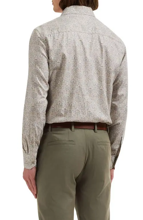 Bugatchi Axel Patterned Shaped Fit Button-up Shirt