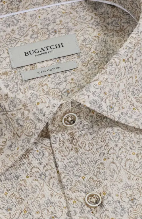 Bugatchi Axel Patterned Shaped Fit Button-up Shirt