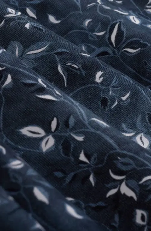 Bugatchi Julian Shaped Fit Leaf Print Button-up Shirt