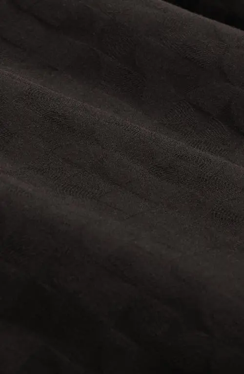 Bugatchi Alvin Shaped Fit Jacquard Button-up Shirt - Black