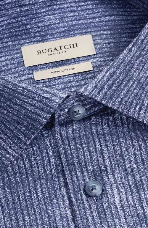 Bugatchi Alvin Shaped Fit Long Sleeve Woven Shirt