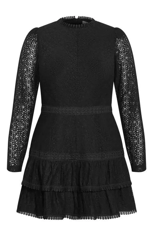City Chic Gabriella Lace Minidress