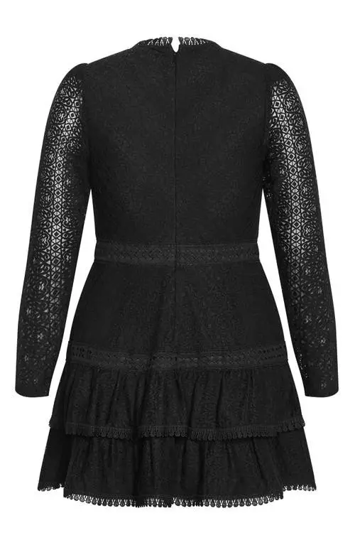 City Chic Gabriella Lace Minidress